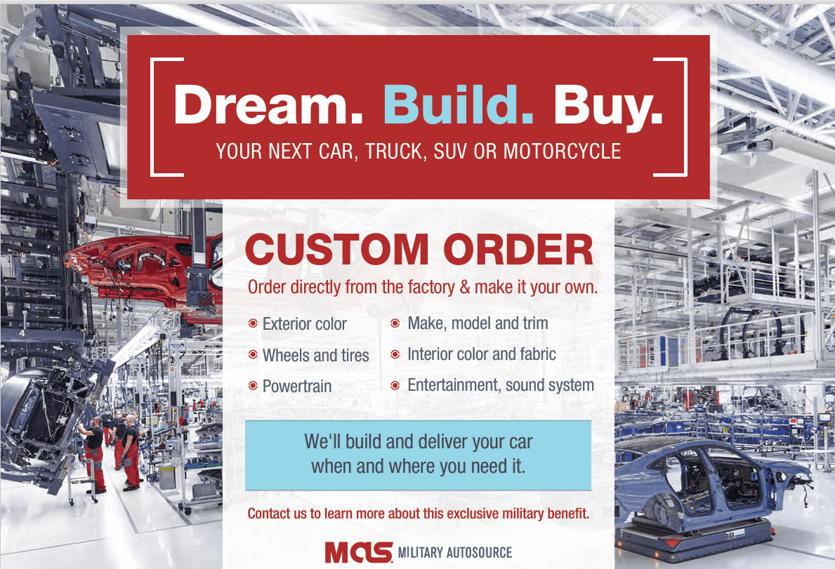 Factory Direct Custom Order Program - Military AutoSource UK